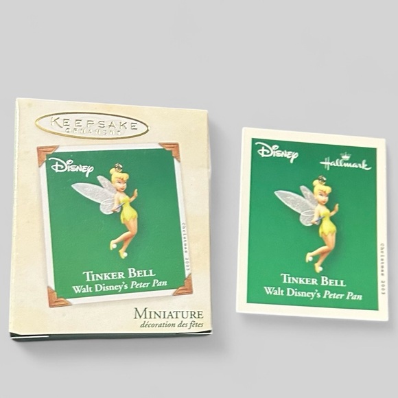 Hallmark | Holiday | Nib Hallmark 203 Miniature Ornament Tinker Bell ...